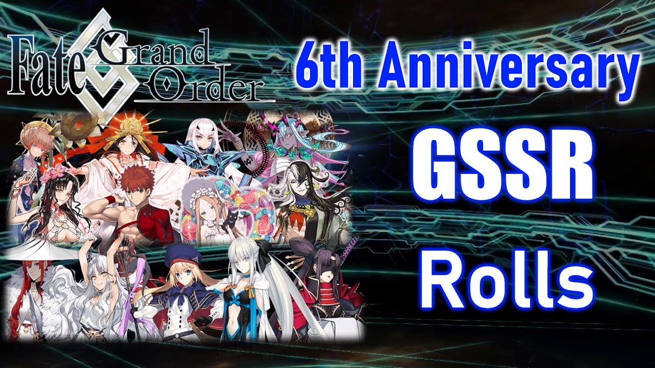 [FGO NA] GSSR Rolls: Which account is luckier? | 6th Anniversary Lucky ...