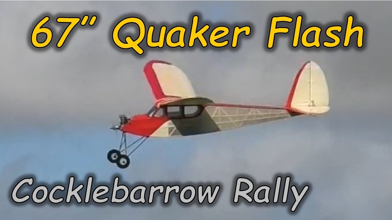 1937 Quaker Flash - 67" wingspan - Cocklebarrow Vintage Model Plane ...
