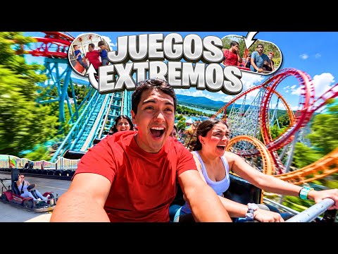 ASÍ NOS DIVERTIMOS EN ESTE PARQUE DE DIVERSIONES EXTREMAS..PV
