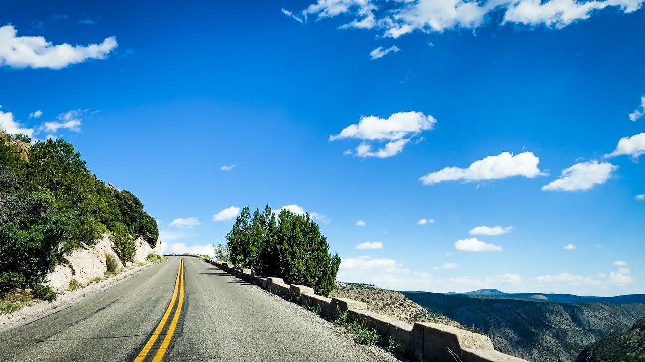 Driving from Bandelier National Monument to Valles Caldera - YouTube