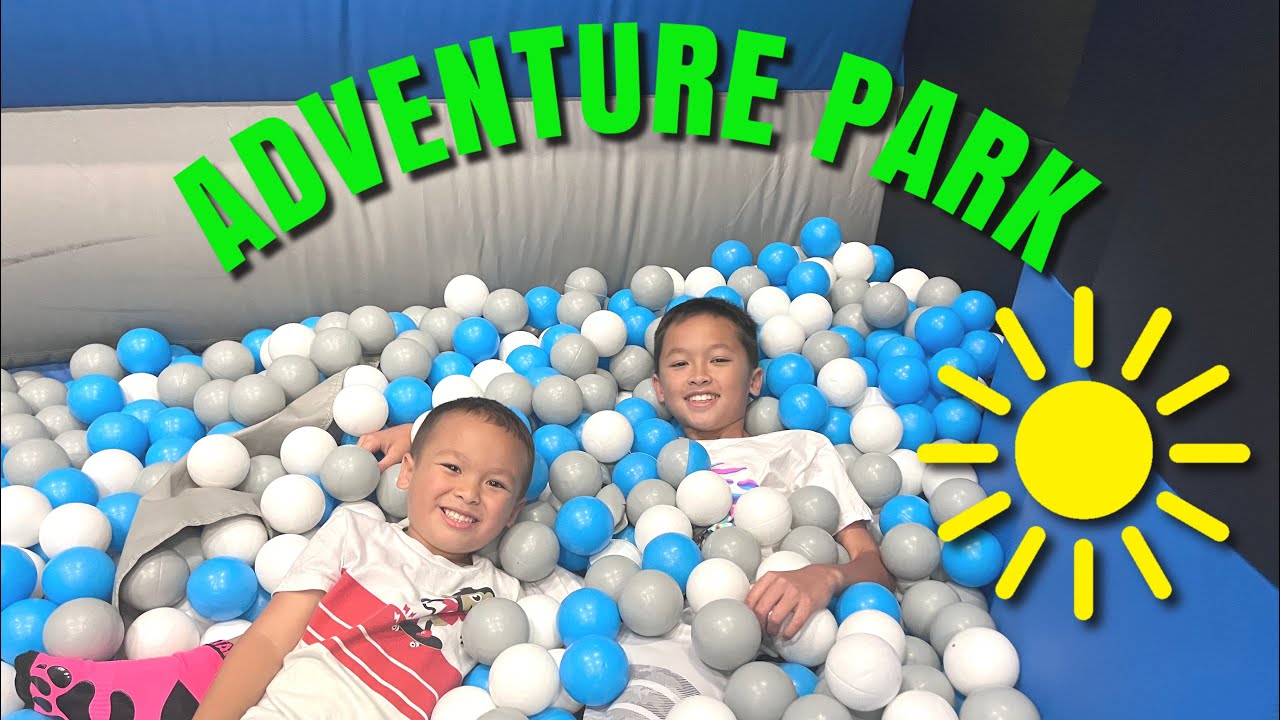 Kids Summer Fun Catapult Adventure Park! Bounce House, Ropes Course ...