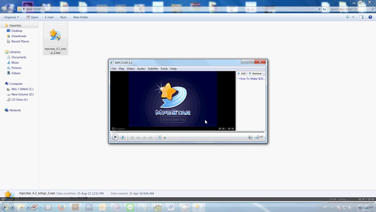 How to install Mpcstar 4.2 - YouTube