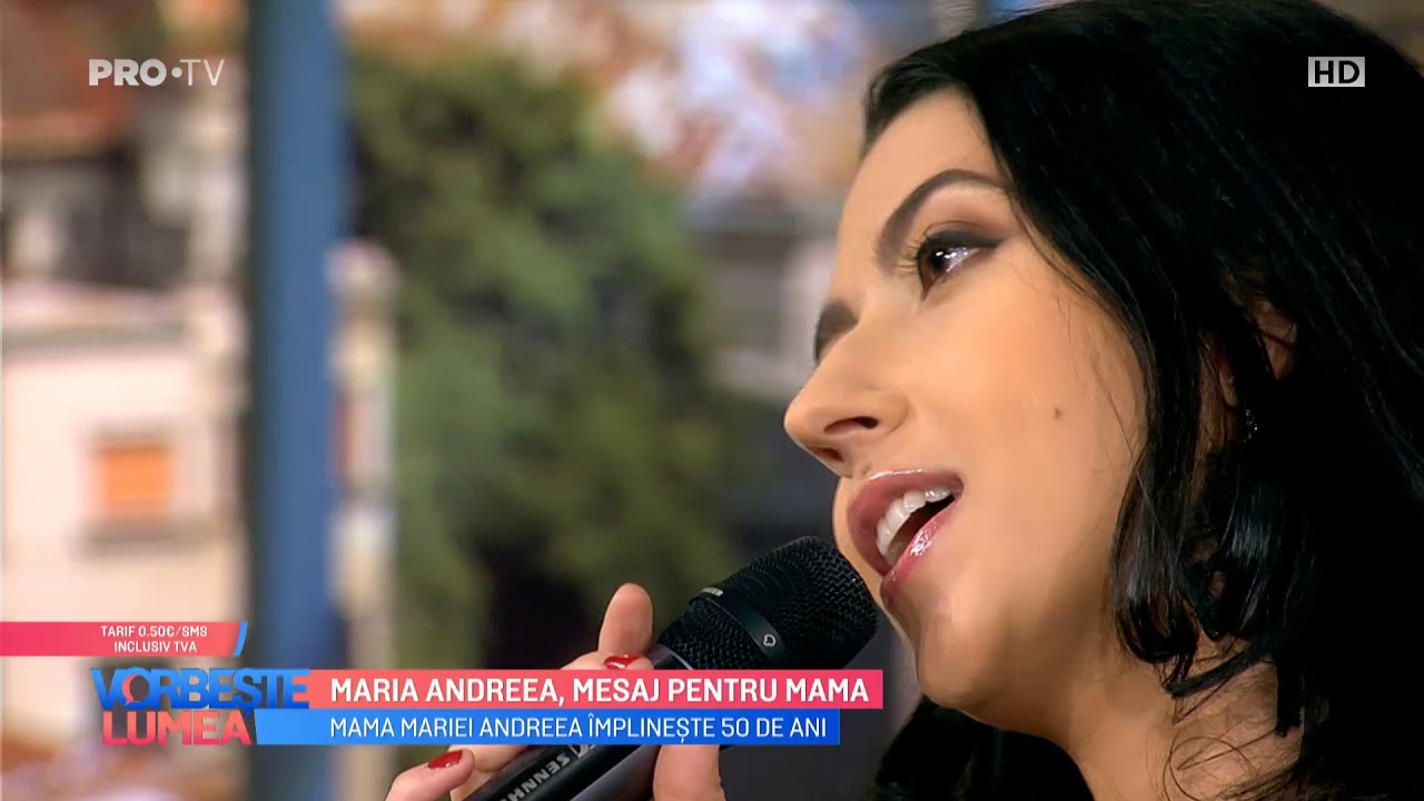 Maria Andreea - Thank you for the music (Vorbeste lumea) - YouTube