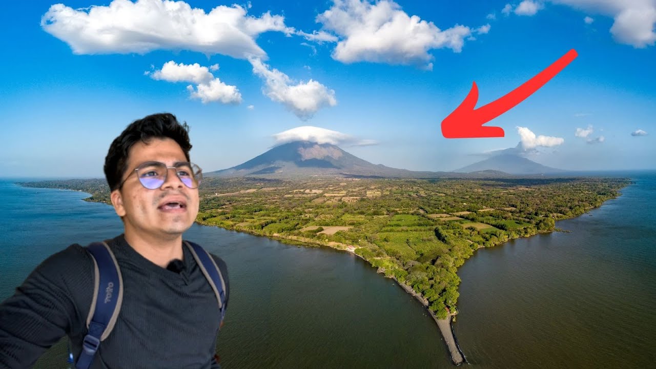 La ISLA con 2 VOLCANES en el LAGO más Grande de Centroamérica 🇳🇮😱 - YouTube
