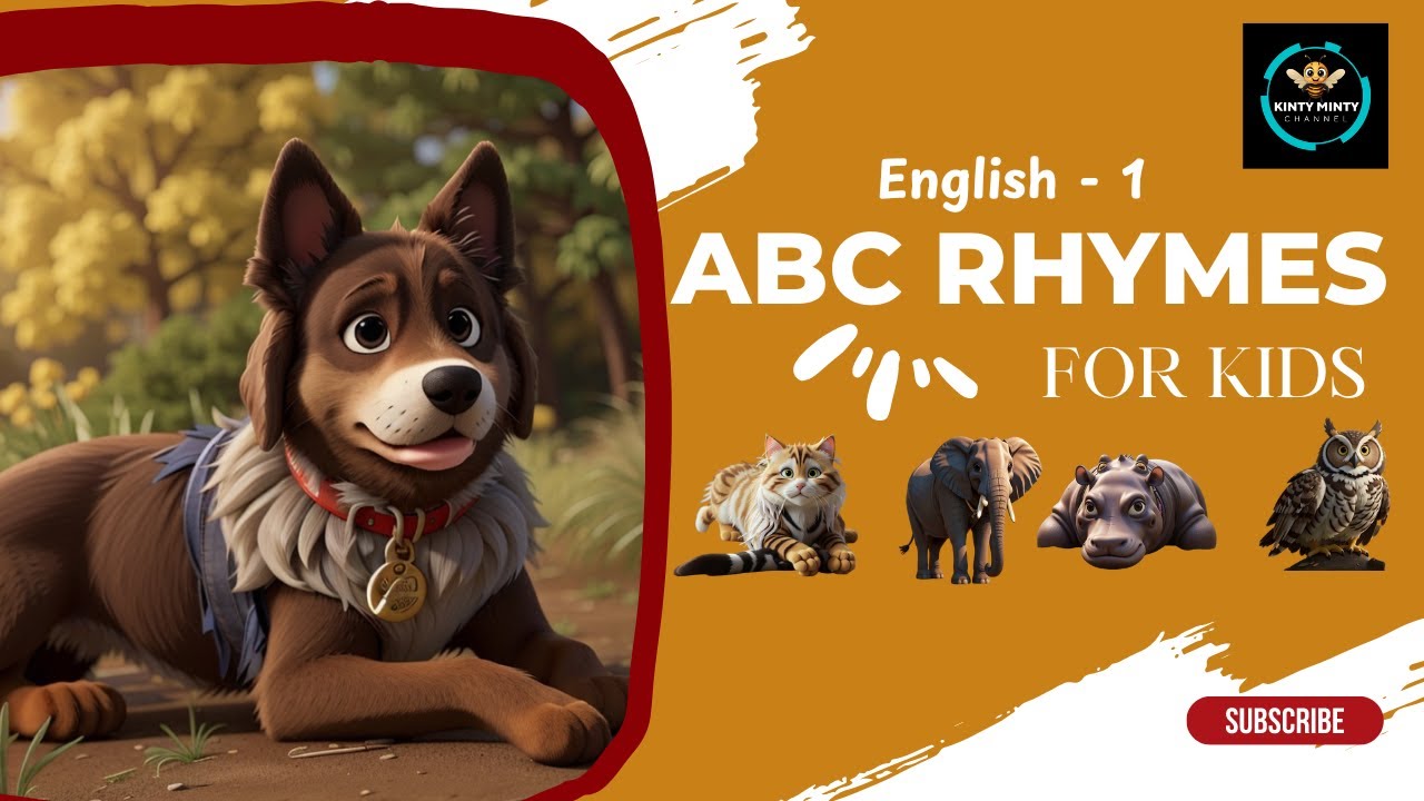 ABC Rhymes for Kids l 3D Animation Video English-1 - YouTube