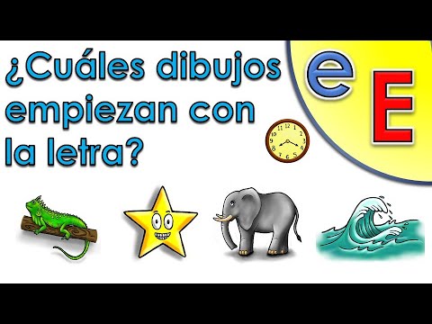 EL TREN DE LAS LETRAS - Letra E - Actividades digitales 1 - YouTube