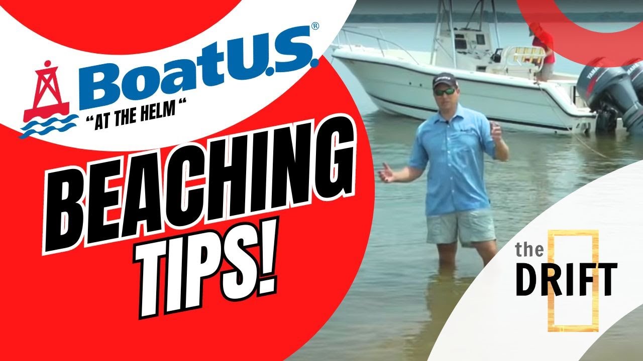 How to beach your boat the right way - YouTube