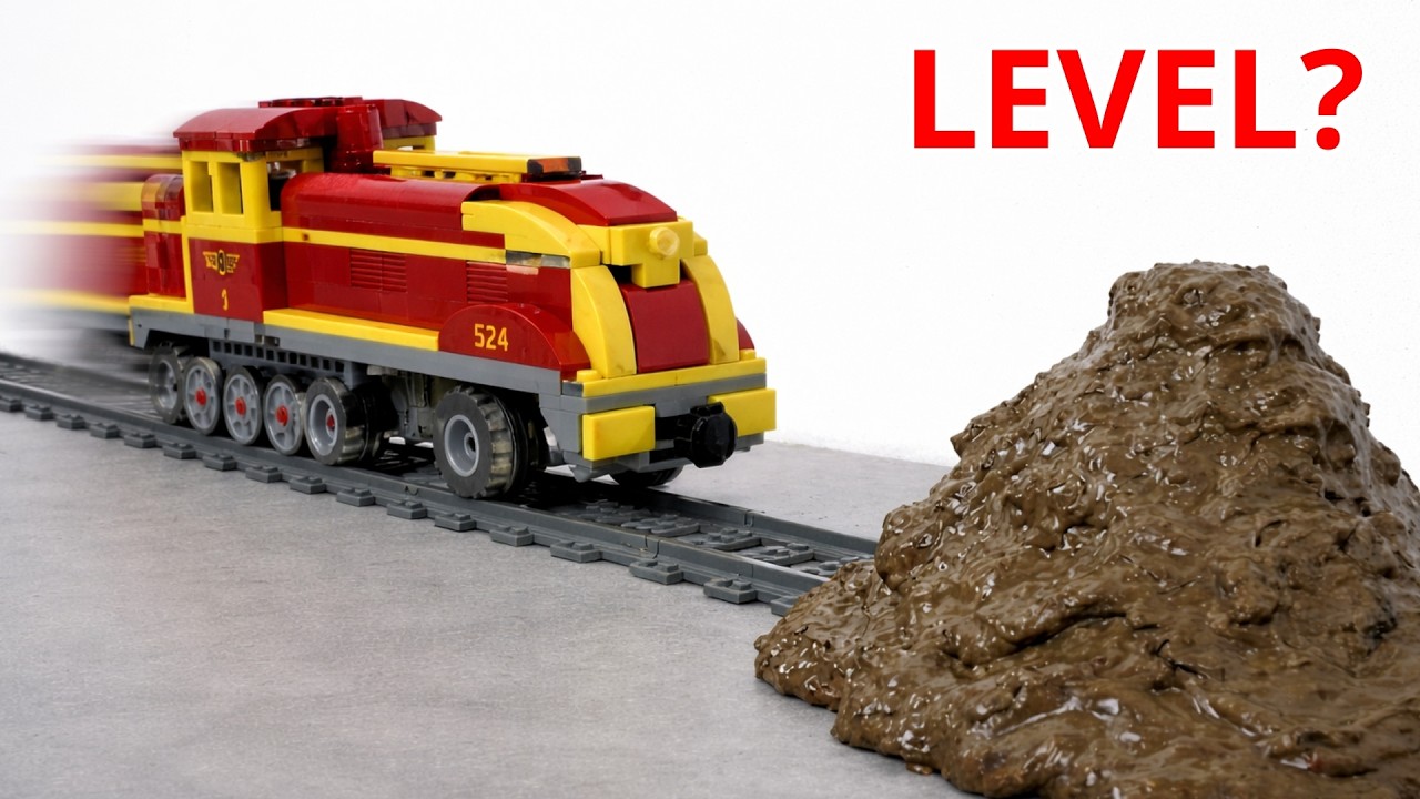 LEGO Technic Train Smashes Through Slime and Mud Obstacles – Will It ...