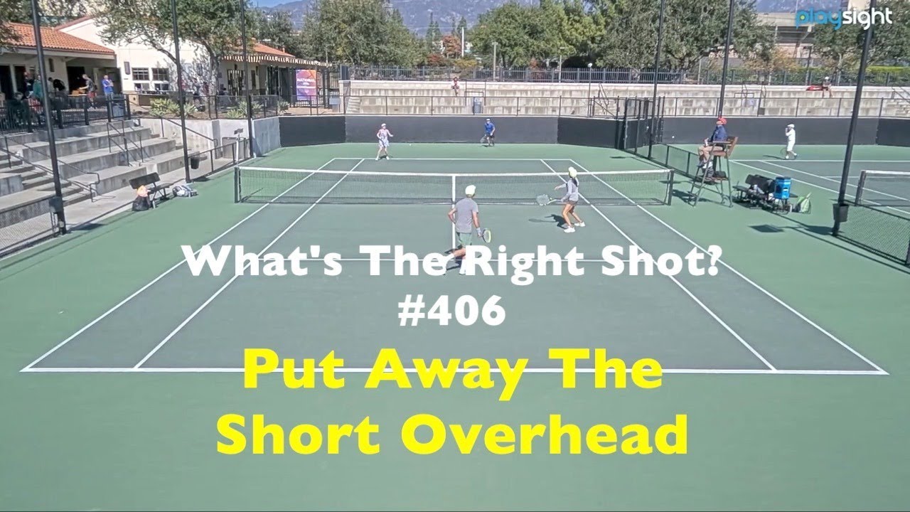 Tennis Overhead Technique. Put Away The Short Overhead. What's The ...