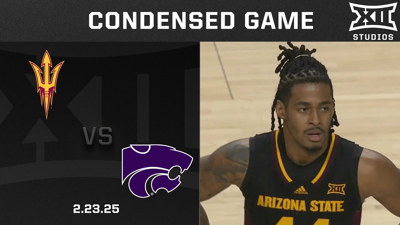 Arizona State vs. Kansas State Condensed Game | 2024-25 Big 12 Men's ...