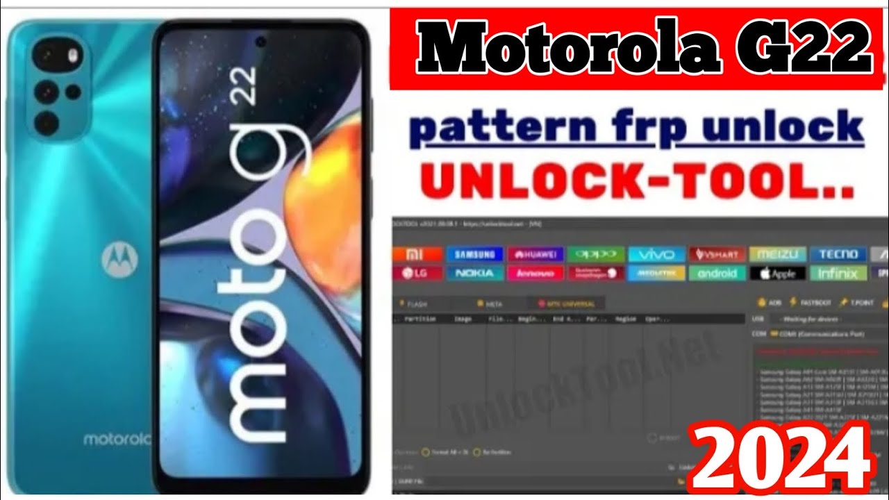 Motorola G22 Frp Bypass with Unlock Tool/ Moto G22 Google account ...