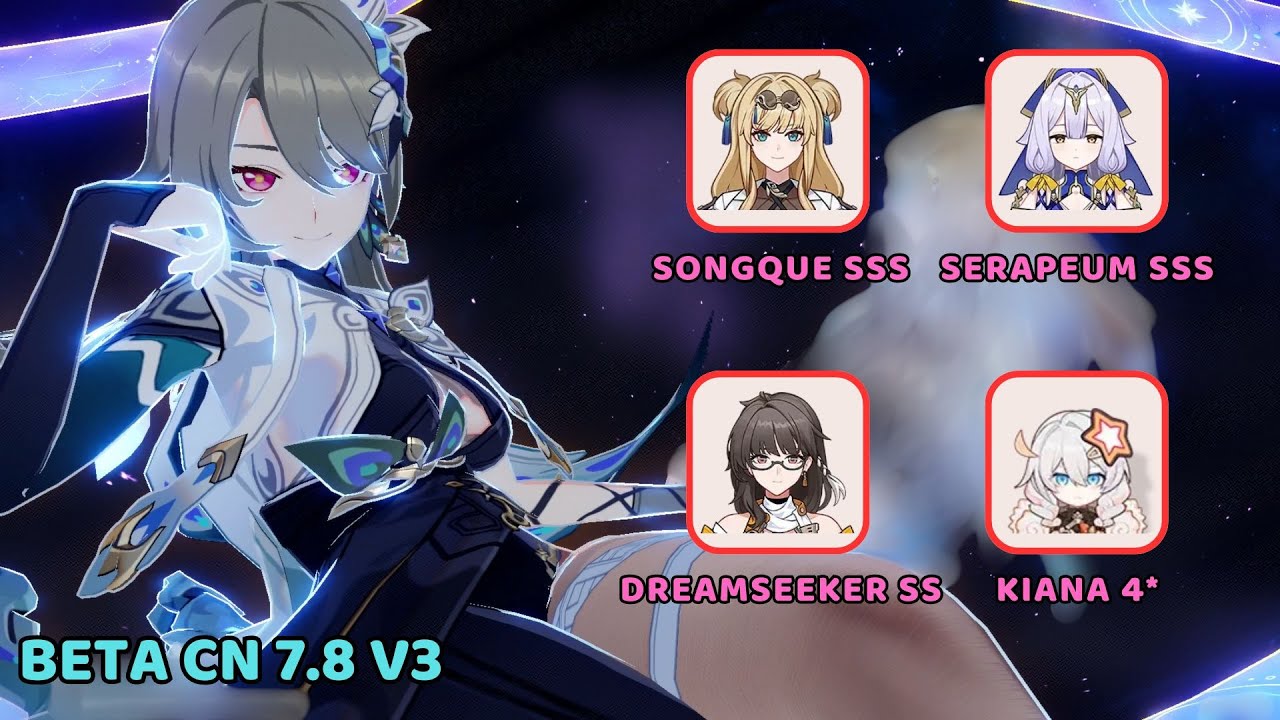 BETA CN 7.8 V3 - Astral OP & ELF Comparison (Vita DPS) | Honkai Impact ...