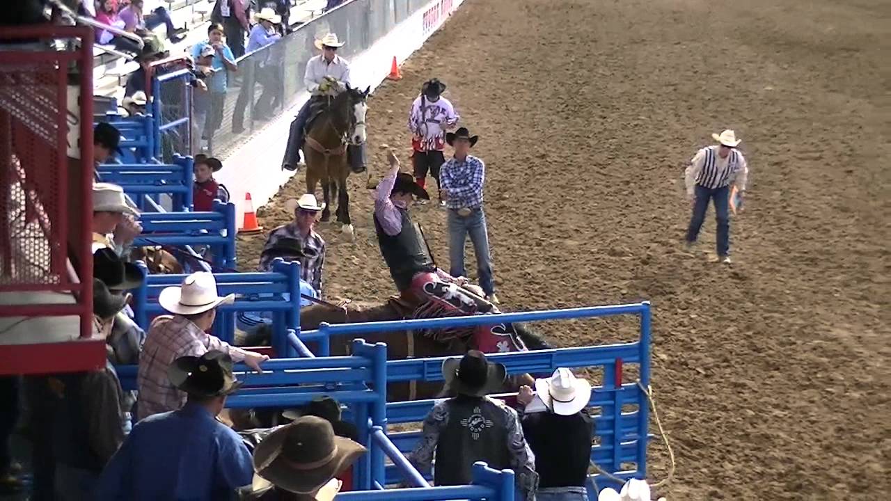 Saddle Bronc-Tucson, AZ College Rodeo - YouTube