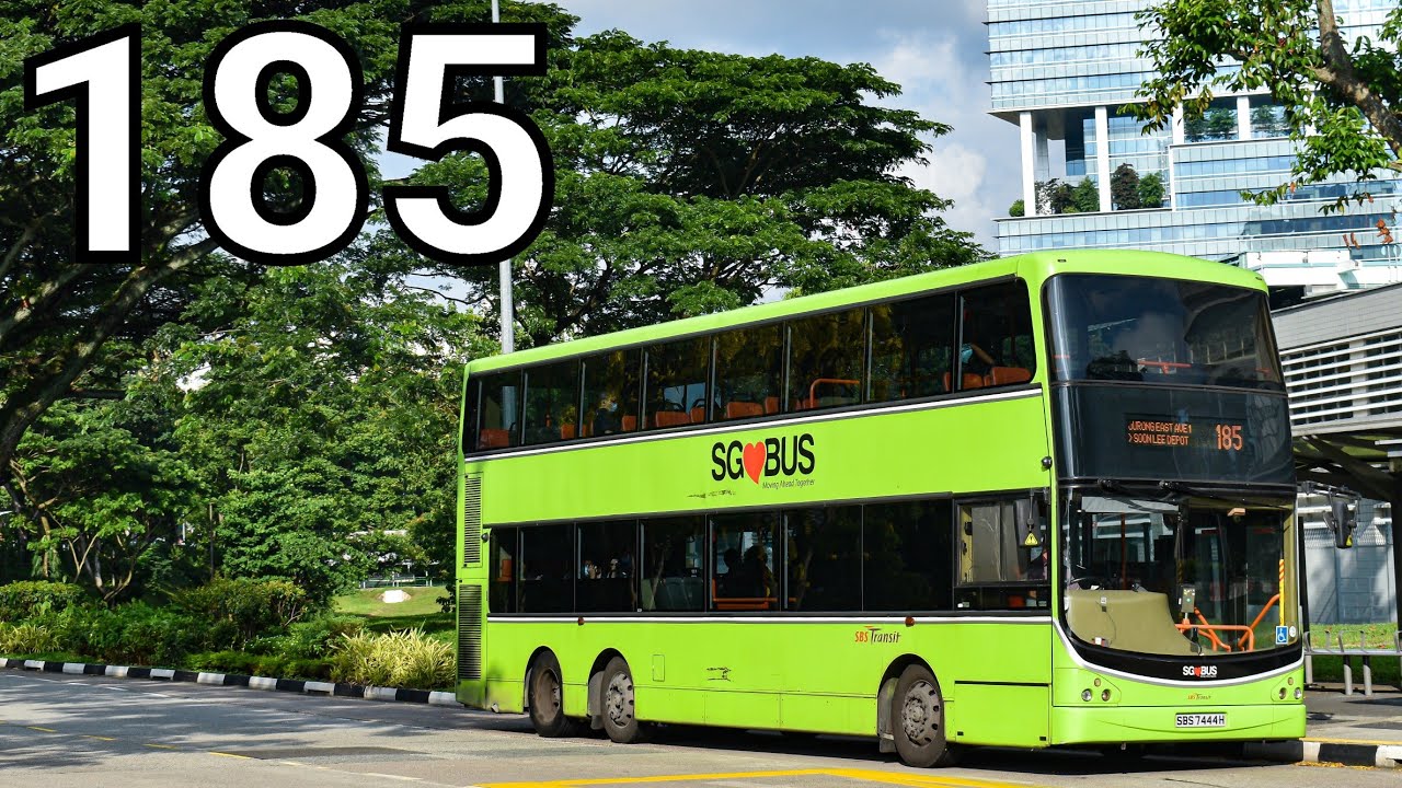 SBS Transit Bus Service 185 [Volvo B9TL (CDGE) Joyride] - YouTube