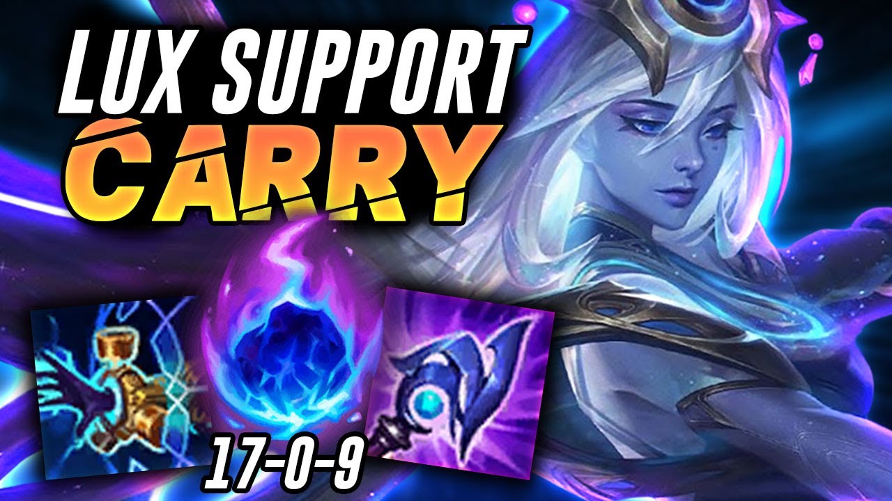 LUX SUPPORT IS THE CARRY! - League of Legends - YouTube