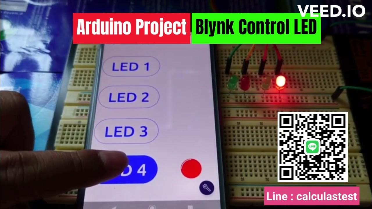 Arduino Project - Blynk App Control LED - YouTube