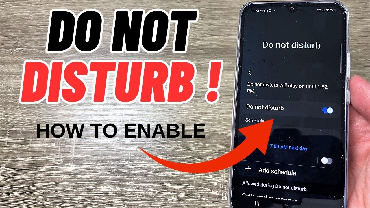 How To Turn On DO NOT DISTURB On Samsung Galaxy A14 A24 A34 A54 how-to-turn-on-do-not-disturb-on-samsung-galaxy-a14-a24-a34-a54