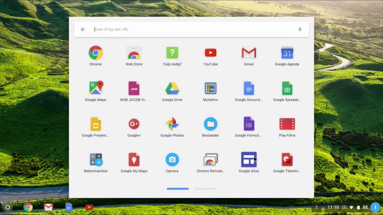 Kennismaking met Chrome OS op een Chromebook - Informaticalessen - YouTube