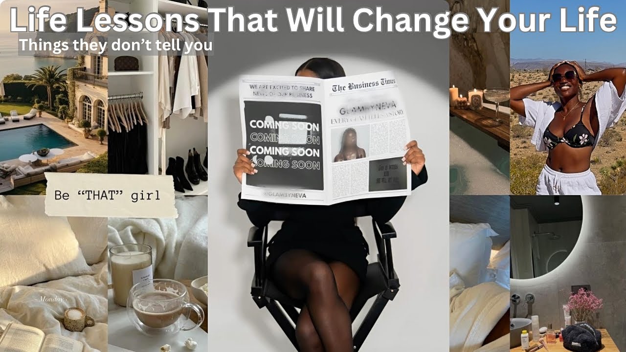 Life Lessons That Will Instantly Change Your Life & Glow You Up FAST ...