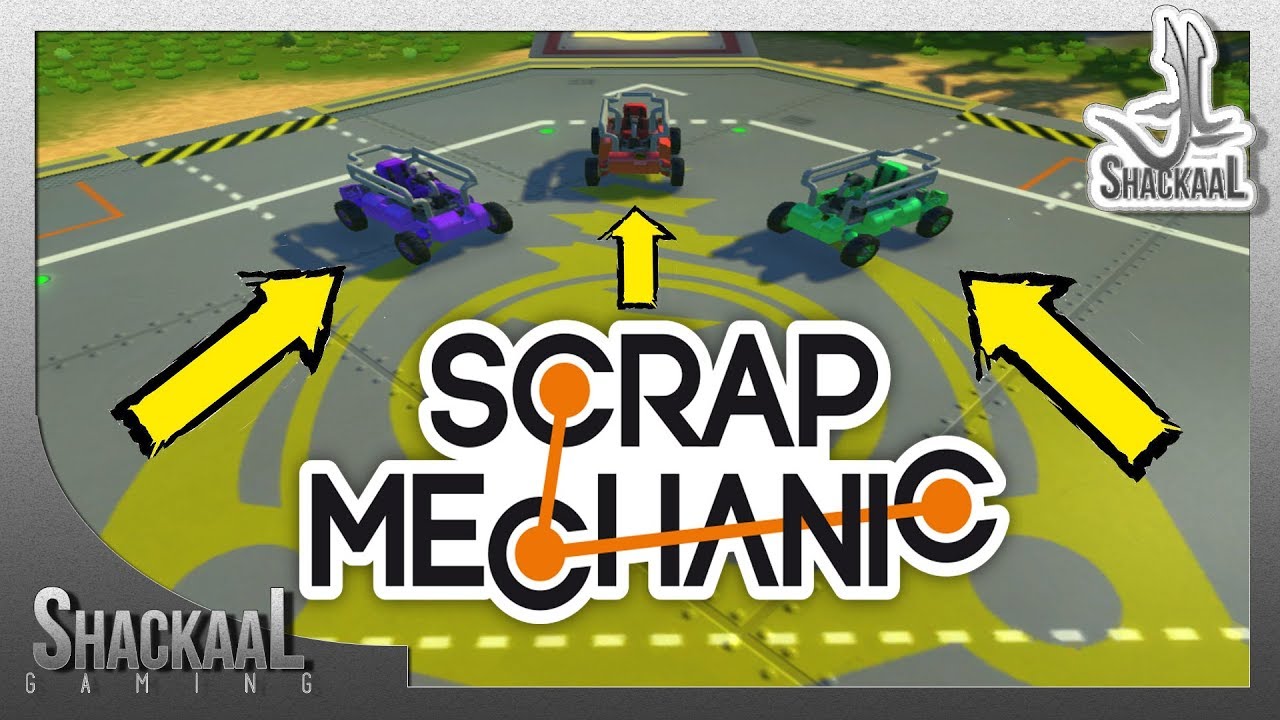SCRAP MECHANIC - PRESNTATIONS DES KARTS - YouTube