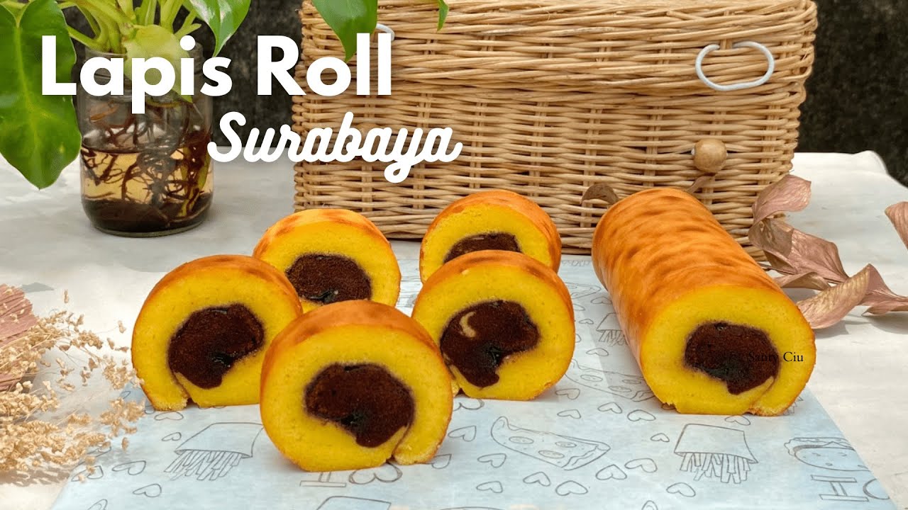 Lapis Surabaya Roll || Resep Lapis Roll || Lapis Gulung - YouTube