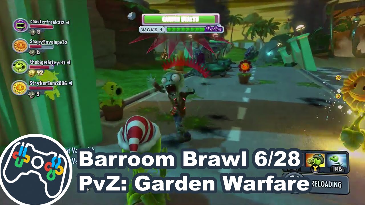Barroom Brawl 6/28 - Plants vs. Zombies : Garden Warfare - Part 2 - YouTube
