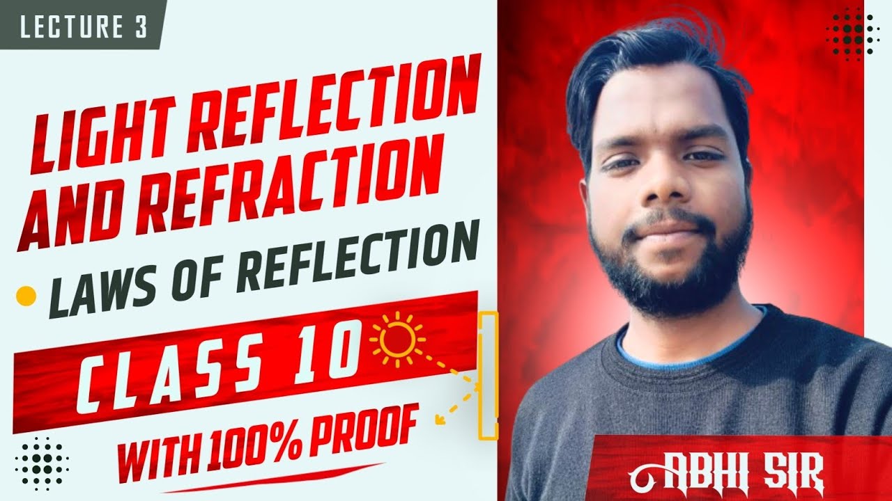 CBSE CLASS 10 SCIENCE PHYSICS LIGHT REFLECTION AND REFRACTION (LAWS OF ...
