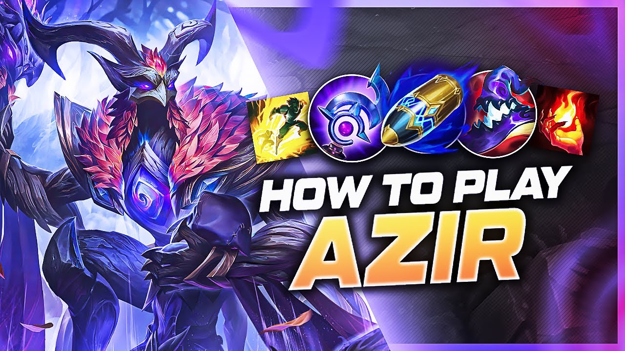HOW TO PLAY AZIR SEASON 13 | BEST Build & Runes | Season 13 Azir guide ...