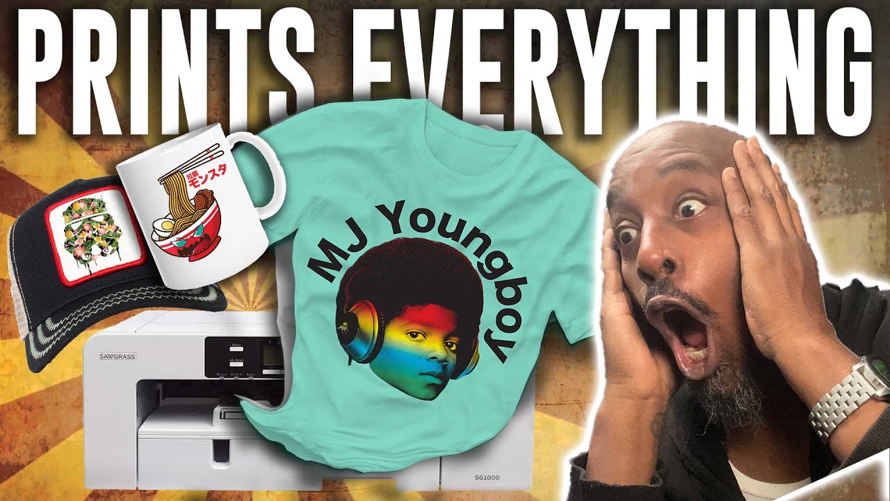 How To Print Sublimation T Shirts👕 🔥🔥this Machine Prints Everything🔥🔥