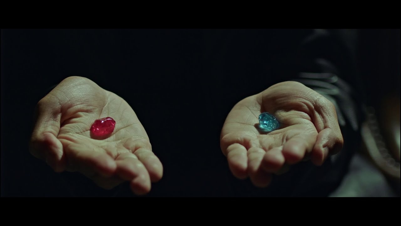 Matrix : Pilule bleue ou Pilule rouge? - Remake - YouTube