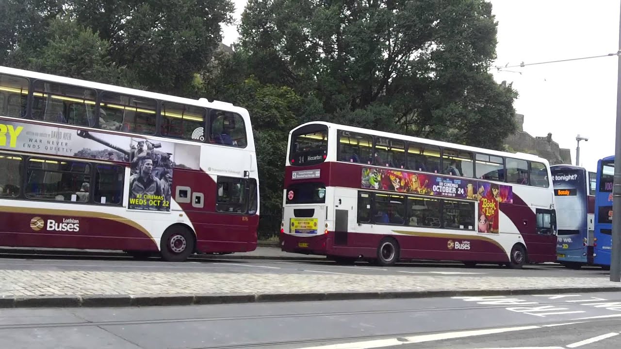 Edinburgh Trams And Buses Part 1 - YouTube