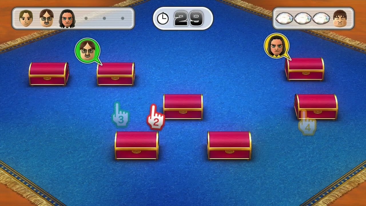 Wii Party U Minigame Diamond Of Mine 60fps Youtube