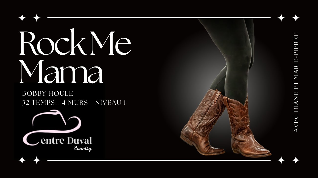 Rock Me Mama - Line Dance (Centre Duval) - YouTube