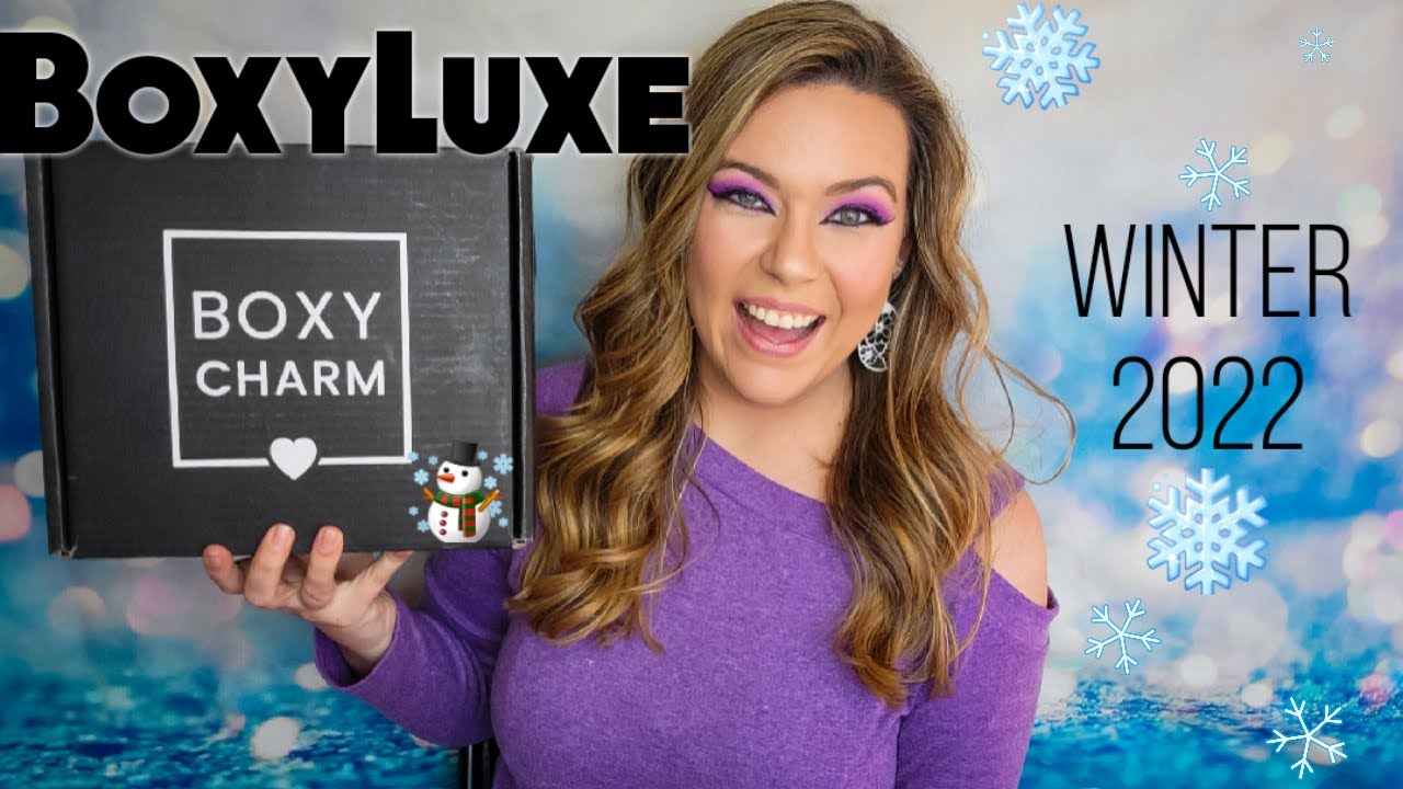 Boxycharm BoxyLuxe Winter 2022 + Coupon Code - YouTube