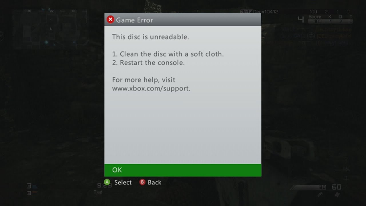 CoD: Ghosts RAGE!!!! Disc Error - YouTube