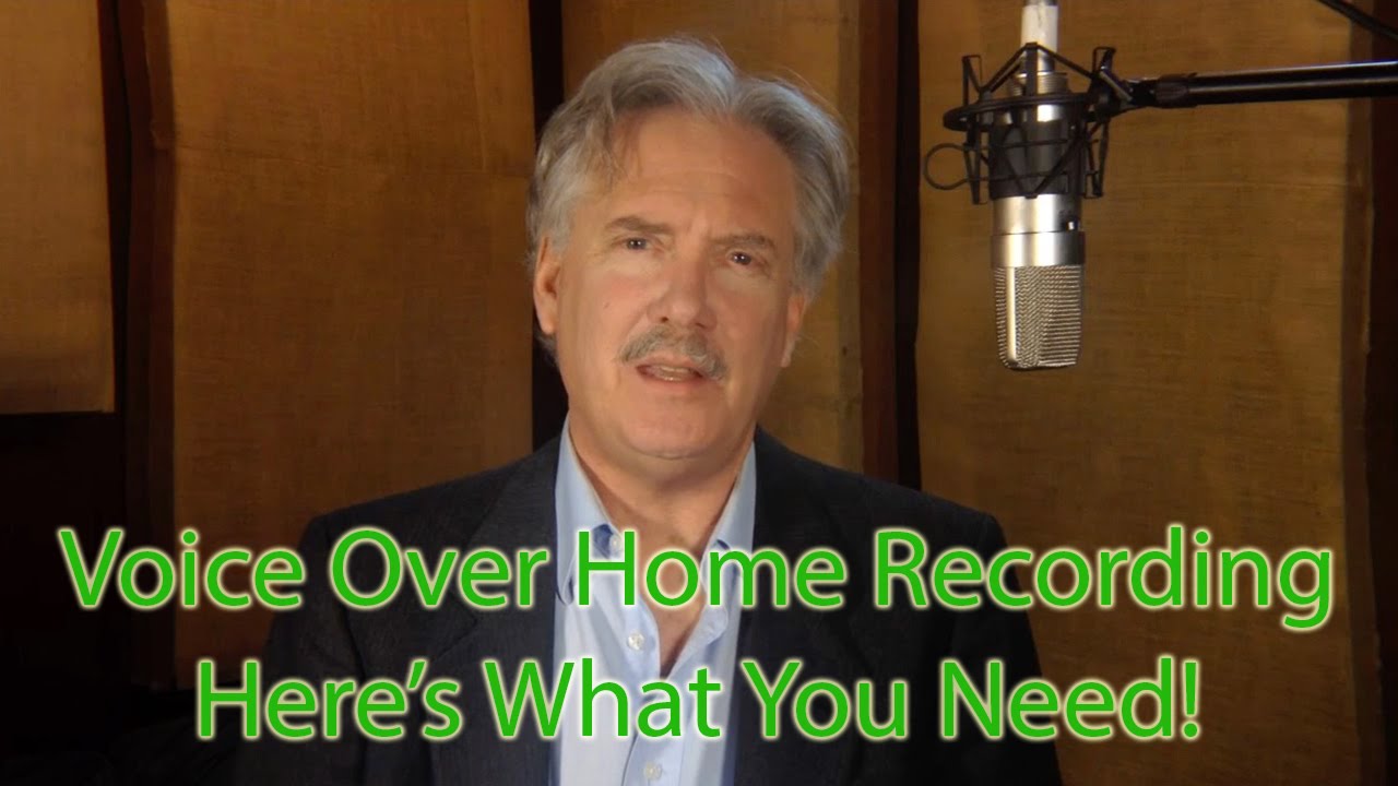 Home Voice Over Recording Studio--Cheap! What You Really Need - YouTube