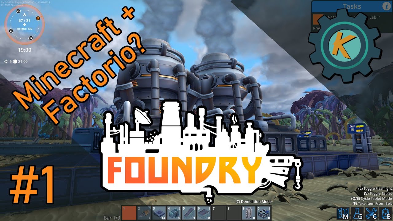 Foundry: Alpha Preview #1 - Is This Factorio?💁‍♂️🦋 - YouTube
