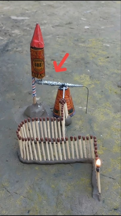 Epic Matchstick Chain Reaction with Rocket & Cone Firework Setup! 💥🔥#shortsvideo - YouTube