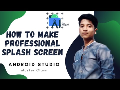 Splash Screen Tutorial || How to make a splash screen in android studio ...