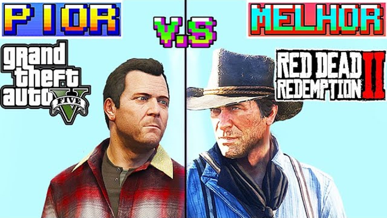GTA V vs Red Dead Redemption 2:qual o melhor mesmo - YouTube