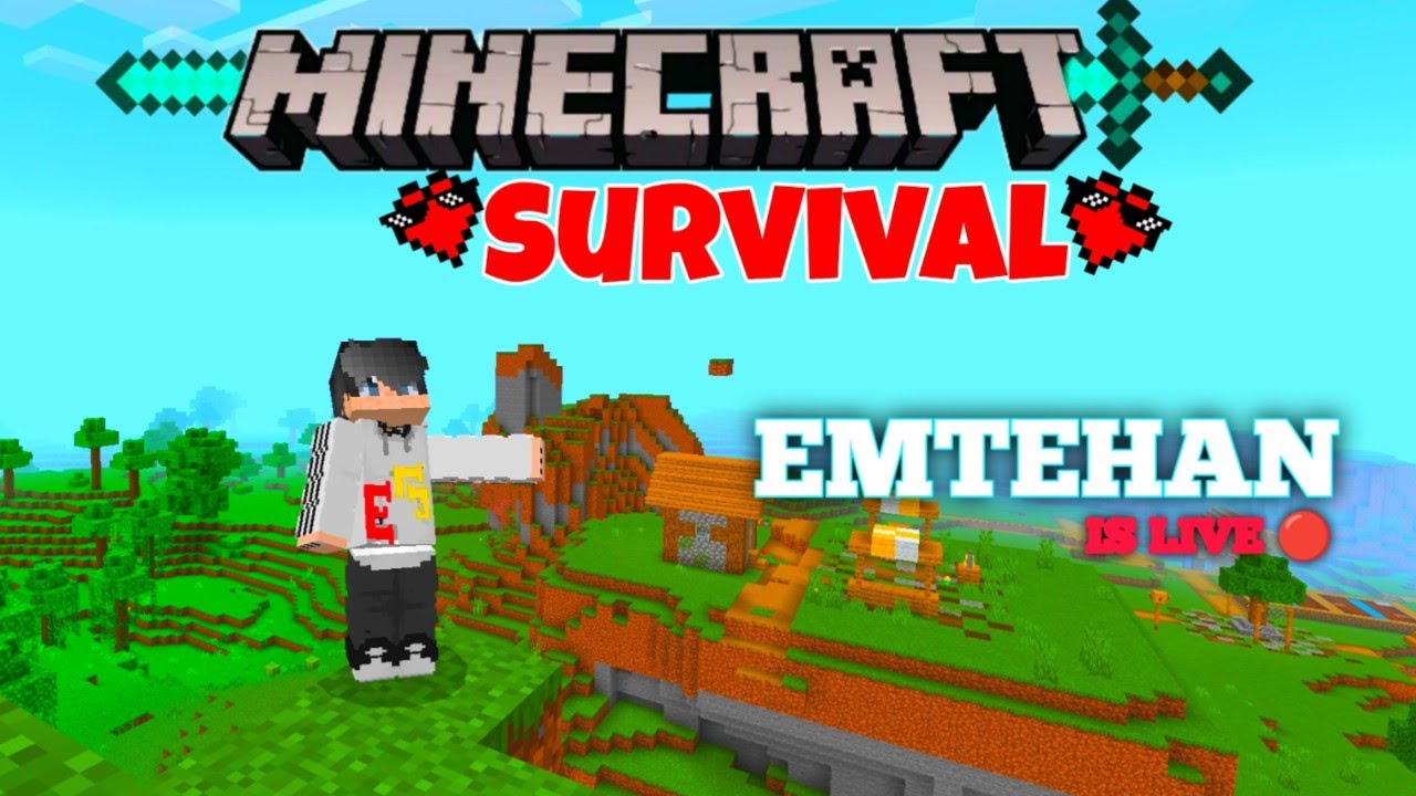 Minecraft Survival Series Emtehan Gaming Is Live 🔴 - YouTube