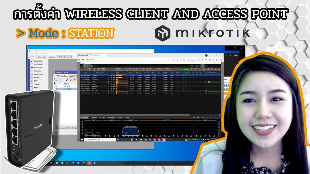 EP.1 - WIRELESS CLIENT AND ACCESS POINT (Mode : Station) - YouTube