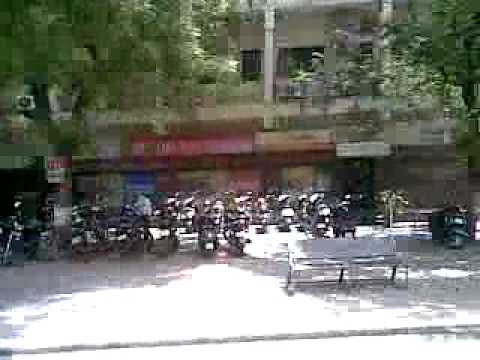 Ashram Road Ahmedabad seen through City Bus 25042012003 - YouTube