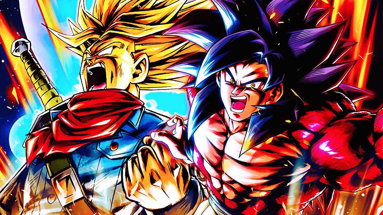 RAGE TRUNKS & SSJ4 GOKU TEAM UP! Clash! Bonds Transcending Time and ...