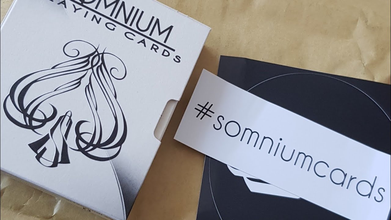 Somnium Playing Cards Shadow Edition 2018 Review, meine Meinung - YouTube