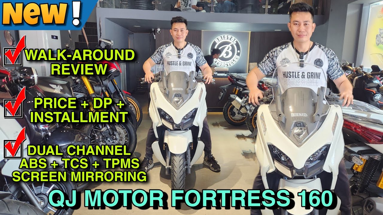 QJ MOTOR FORTRESS 160 MAXXIE SCOOTER STYLE - YouTube