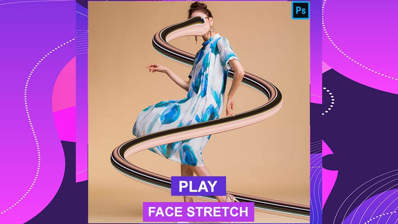 Face Stretch Effect Photoshop Tutorial - YouTube
