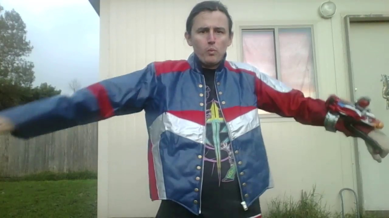 Kyuranger Jacket Shishi red Unboxing / Unbagging and first wearing ...