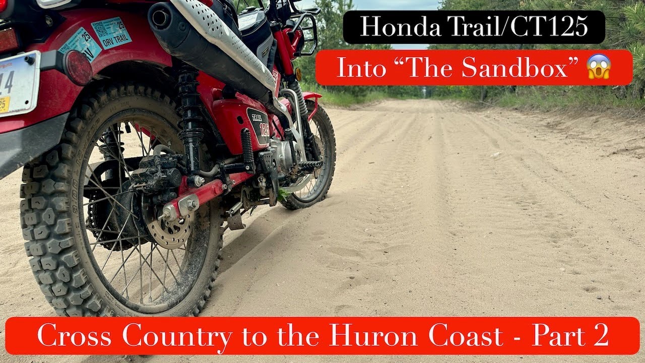 Honda Trail/CT125 - "Trails of opportunity" & The Huron Coast (Part 2 ...