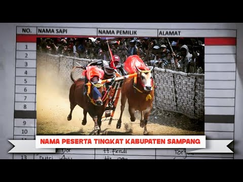 Daftar nama 24 sapi kerap terbaik di seleksi KAB Sampang - YouTube